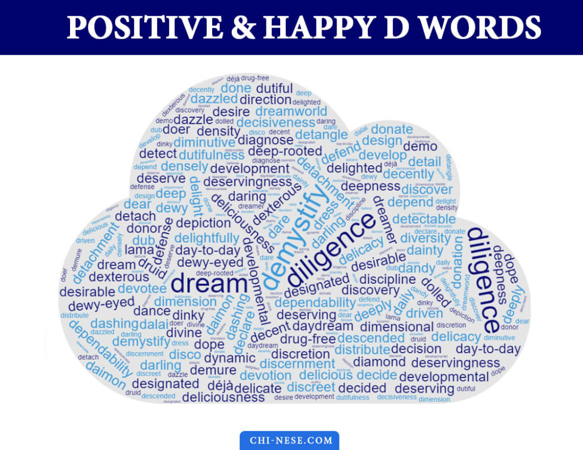 105 Positive Words That Start With D - Happy & Positive D Words