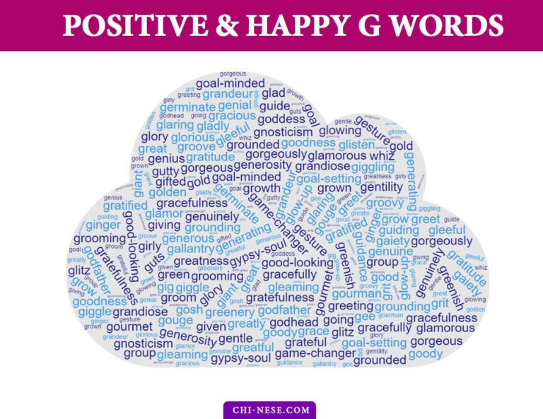 Positive Words That Start With G: Adjectives, Verbs & Compliments