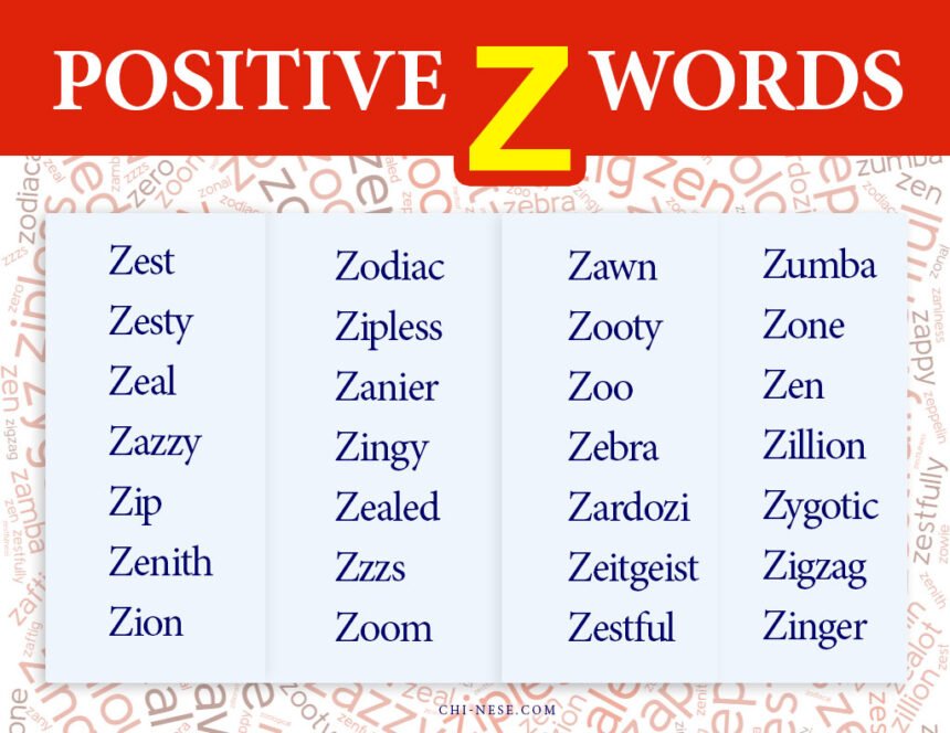 111 Positive Words That Start With Z (From Zero to Zillion)