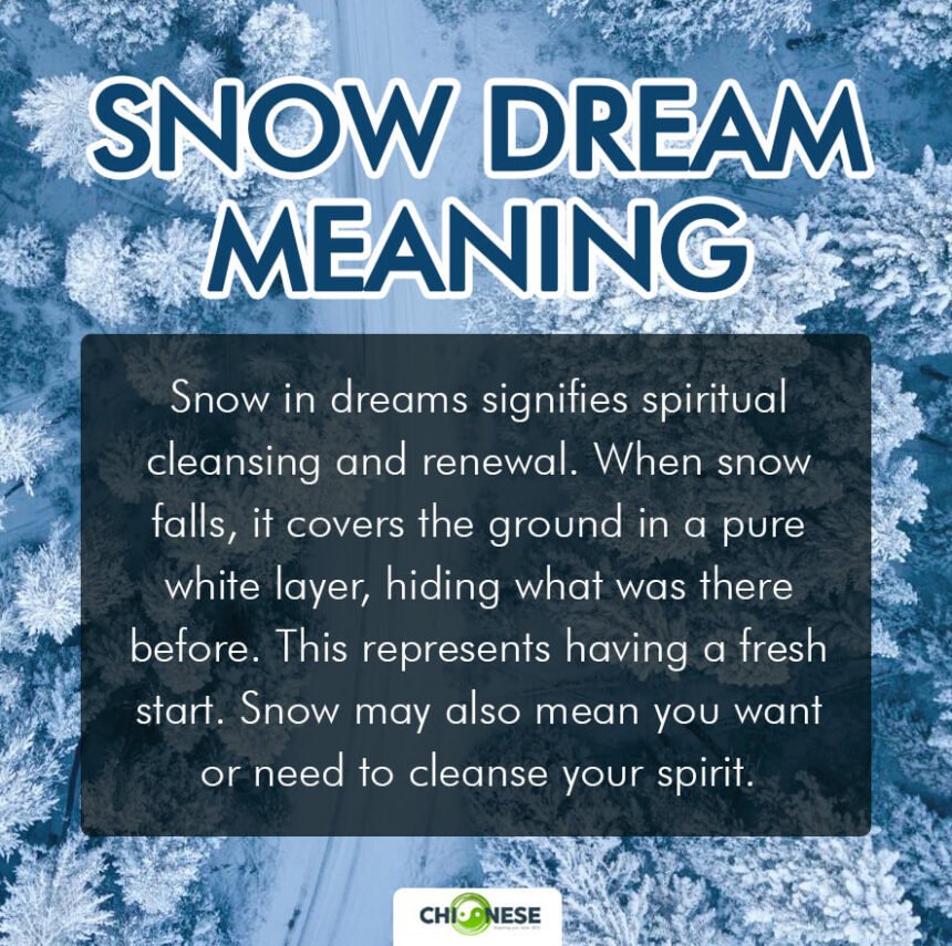 Dream About Snow: Spiritual Meaning & Symbolism