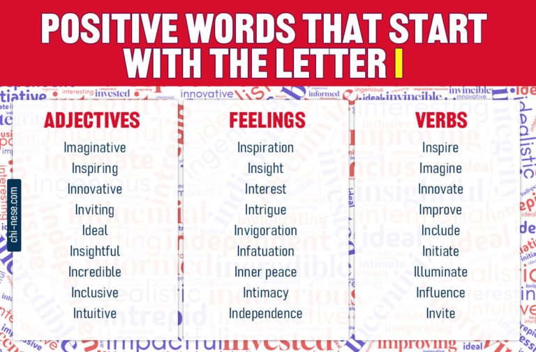Positive Words That Start With I: Adjectives, Verbs & Compliments