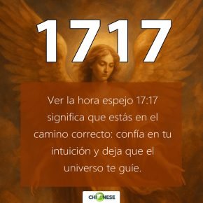 Hora espejo 1717 significado espiritual (amor, dinero, llama gemela)