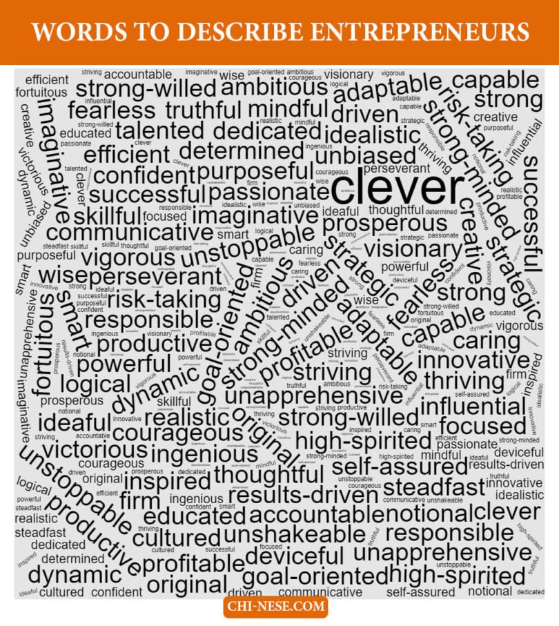 70 Positive Words to Describe Entrepreneurs and Successful People