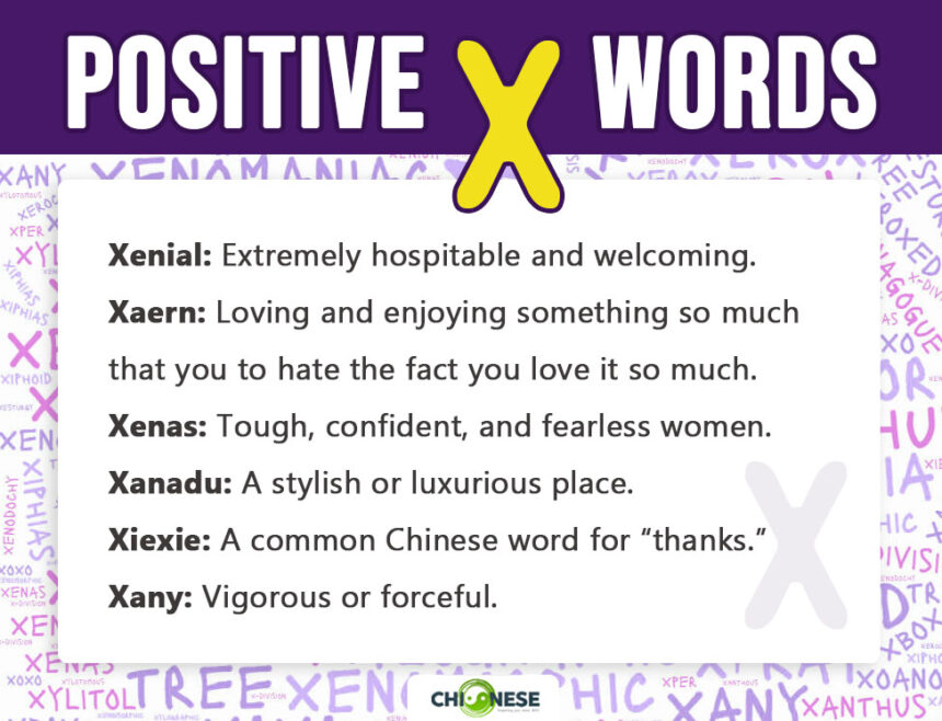 88 Positive Words That Start With X (To Describe Someone)