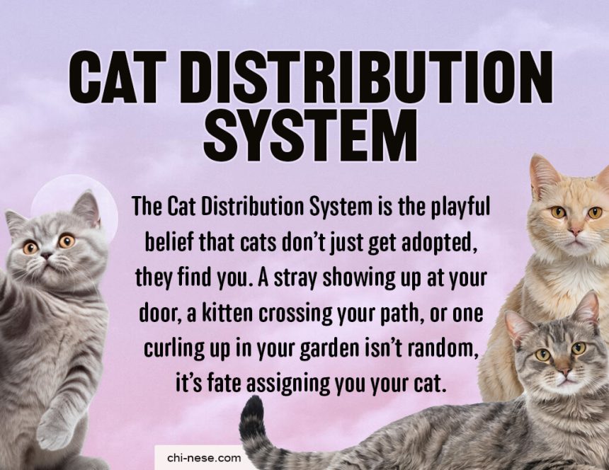 The Universal Cat Distribution System, Explained by A Cat Lady