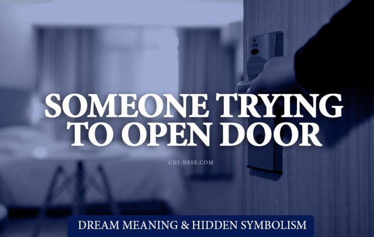 Dream of Someone Trying to Open a Locked Door: Spiritual Meaning