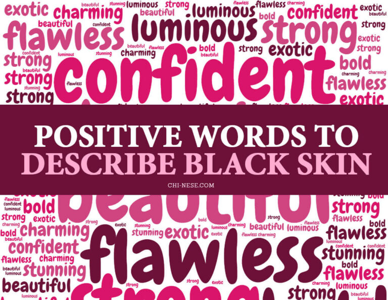 Positive Words to Describe Black Skin (Tone, Texture, and Radiance)