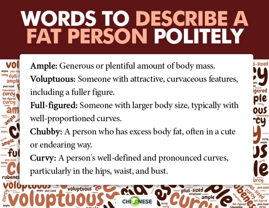 28 Words To Describe A Fat Person Politely Without Sounding Rude