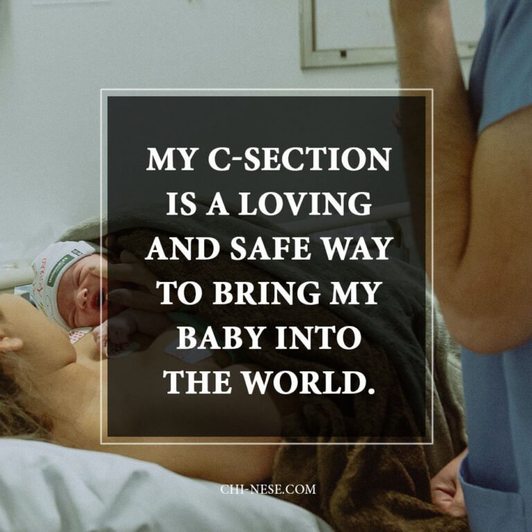 55 Positive C-Section Affirmations For Healing