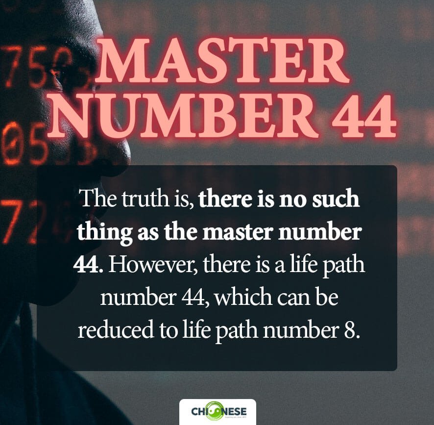 Master Number 44 Does NOT Exist Here s Why