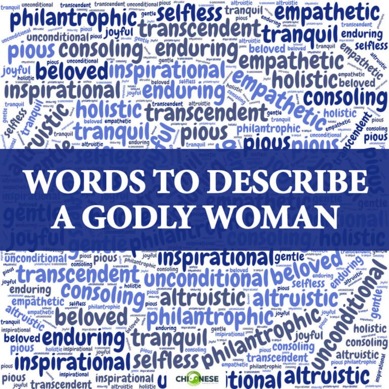 55 Positive Words to Describe a Godly Woman (Adjectives)