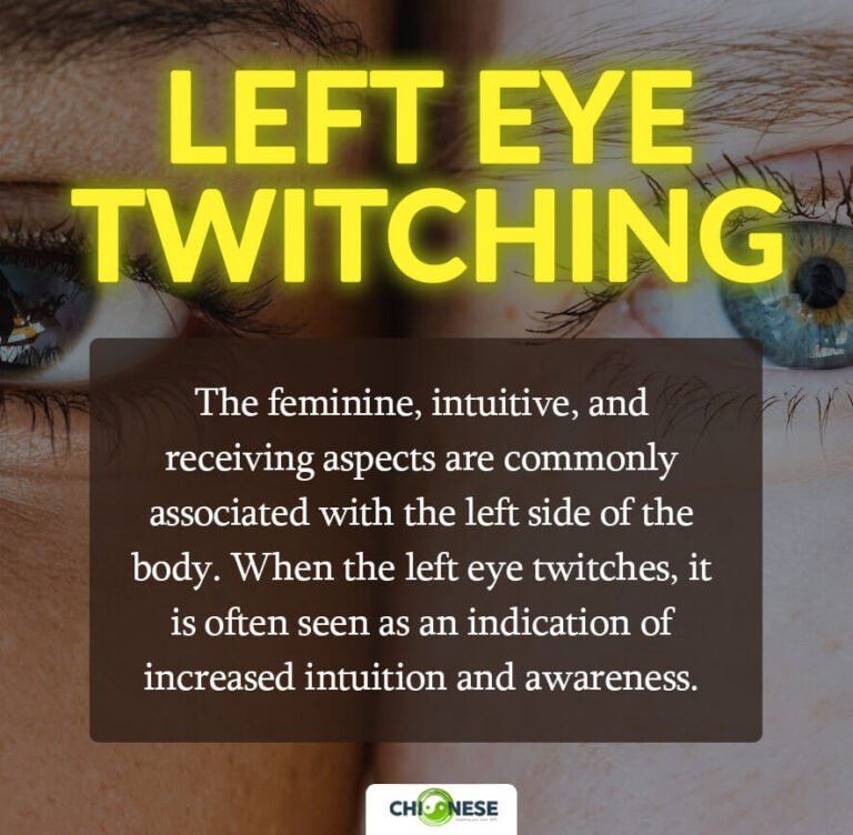 Left and Right Eye Twitching: Spiritual Meanings for Men and Women