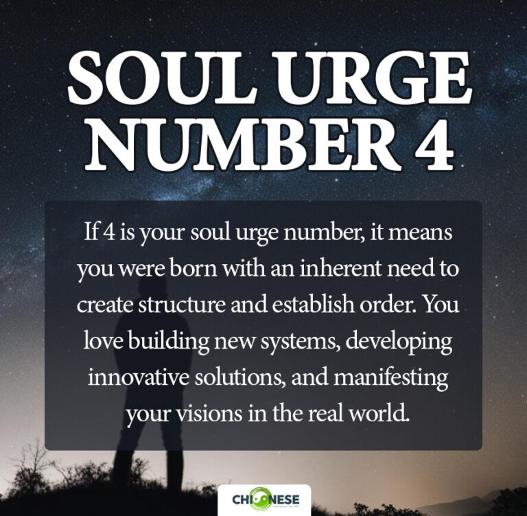 Soul Urge Number 4: Meaning, Lessons, Love & Careers