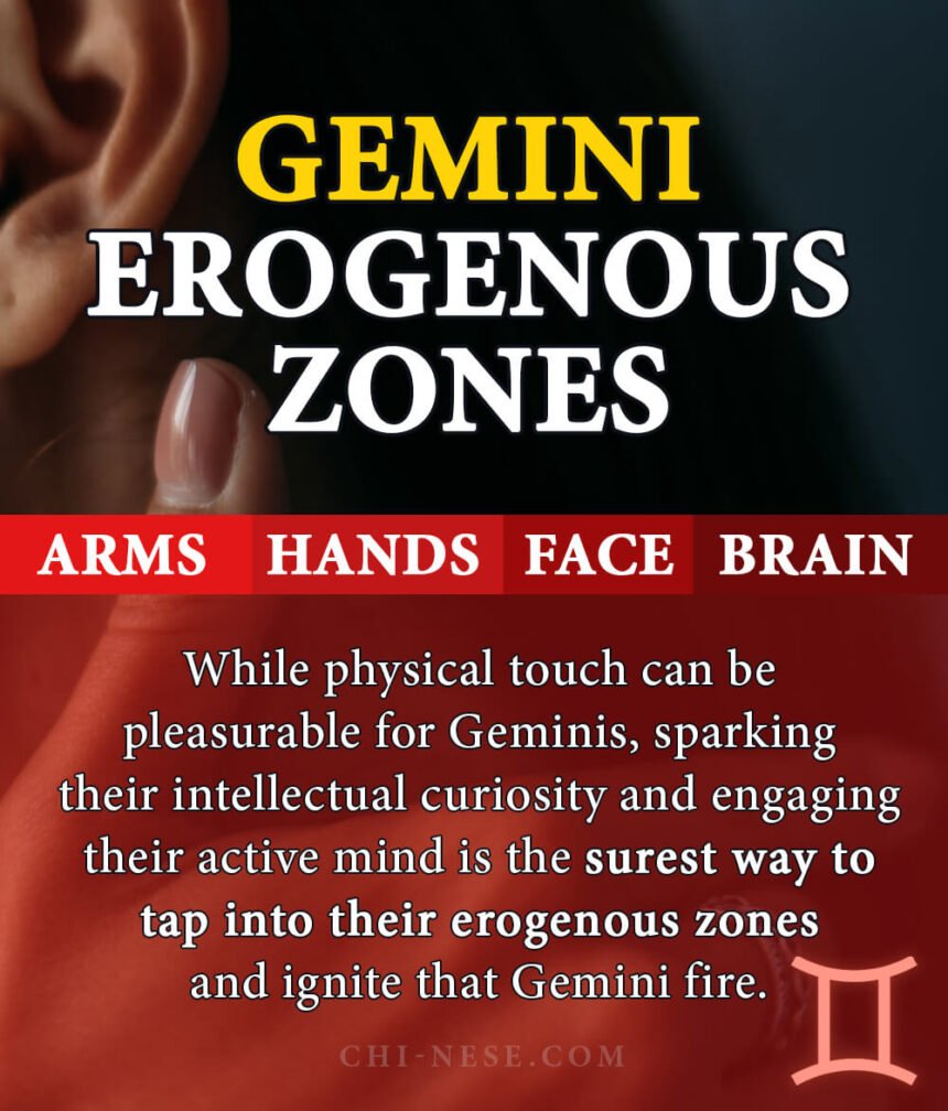 Where Gemini Likes to Be Touched or Kissed (Erogenous Zones)