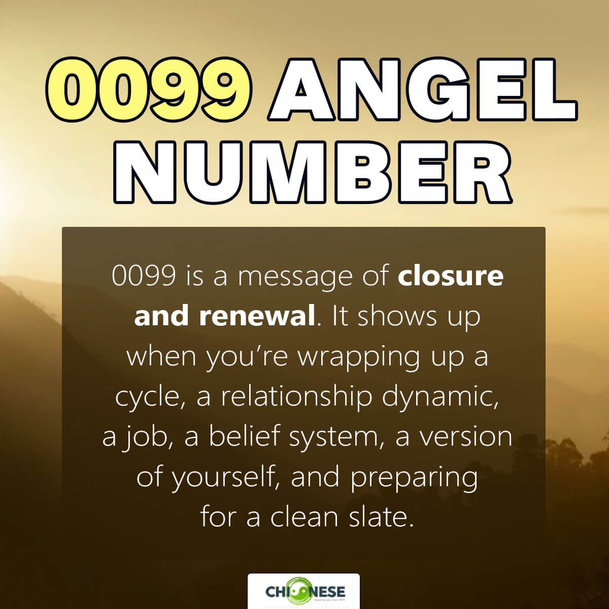 Angel Number 0099: A Sign Your Life Is Ready to Reset
