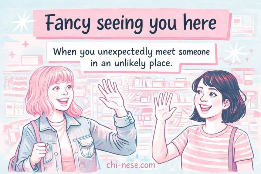Why People Say “Fancy Seeing You Here” and What It Really Means