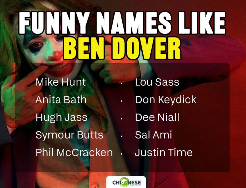 40+ Funny Names Like Ben Dover (You Can’t Unhear These)