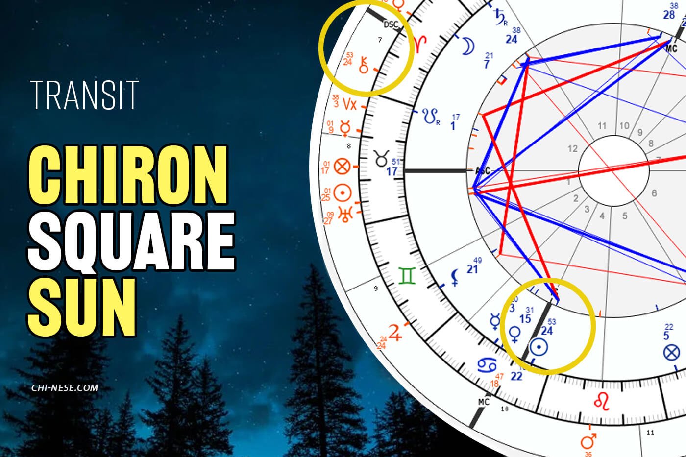 Chiron Square Sun Transit: When Your Light Feels Dim