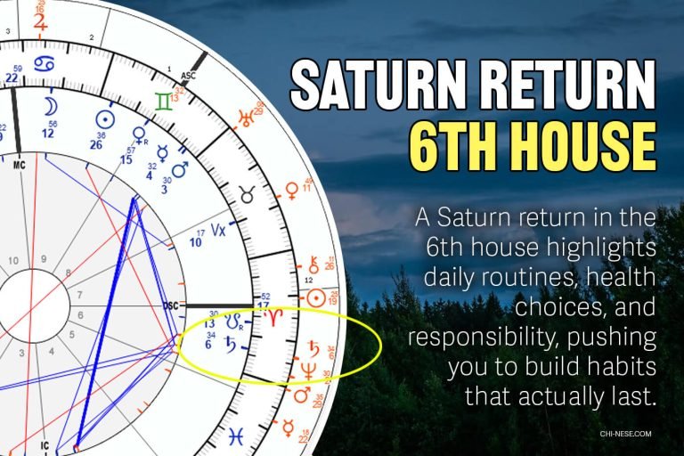 Saturn Return in the 6th House: The Work, Health, and Habits Reset